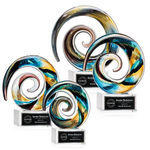 Nazare Award on Hancock - Clear ARG6571-HC | Art Glass Awards